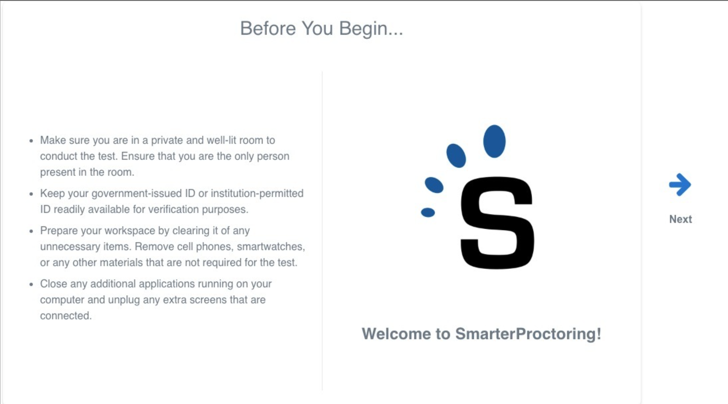 How do I start an Automated Proctoring Session? - Onboarding 2.0 – SmarterProctoring