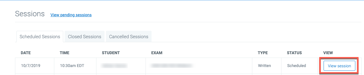 Canceling a Session - Why you should do it and How – SmarterProctoring