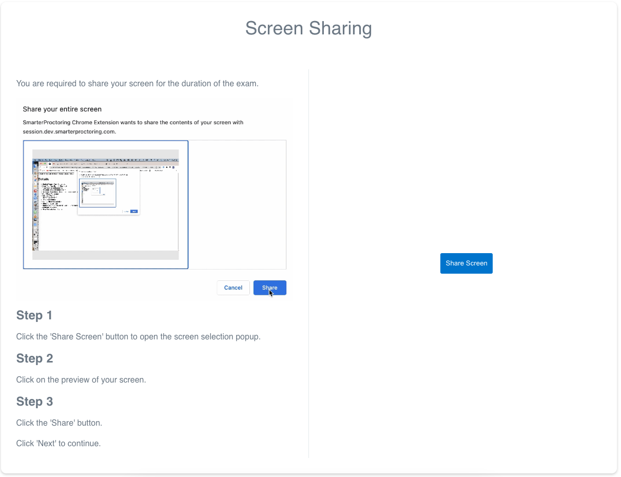 How do I start an Automated Proctoring Session? - Onboarding 2.0 – SmarterProctoring